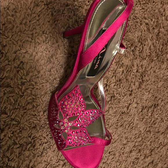 Nina | Shoes | Nina Pink Sparkly Heels | Poshmark
